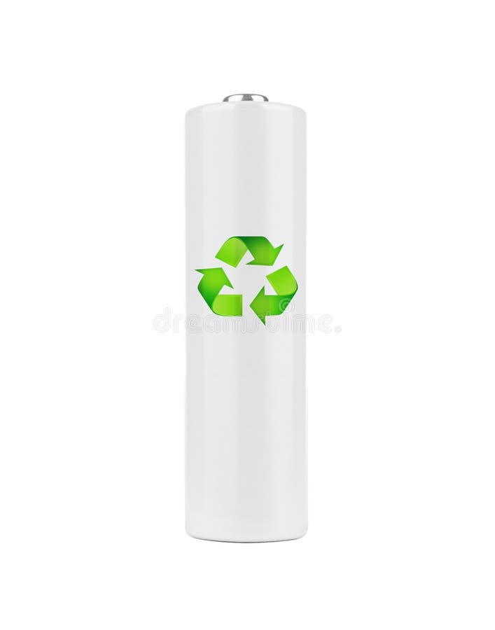 Battery isolated on white stock photo. Image of clean - 28924642