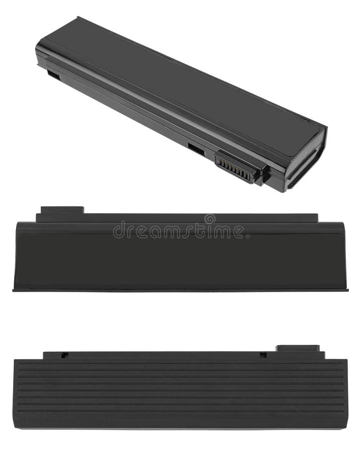 Battery for a Laptop, a Spare Part for a Computer, on a White ...