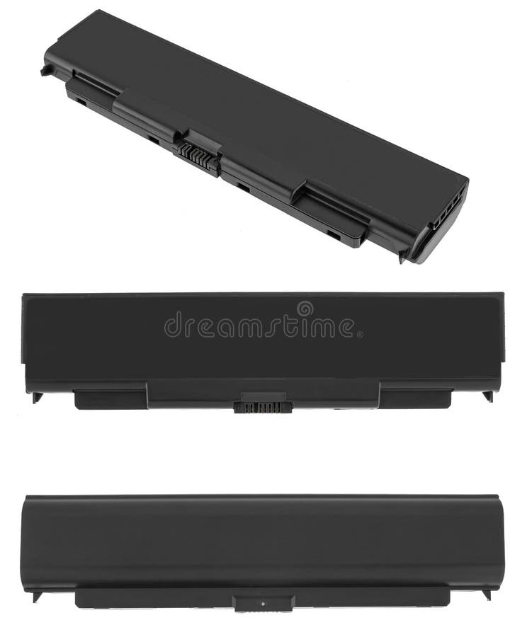 Battery for a Laptop, a Spare Part for a Computer, on a White ...