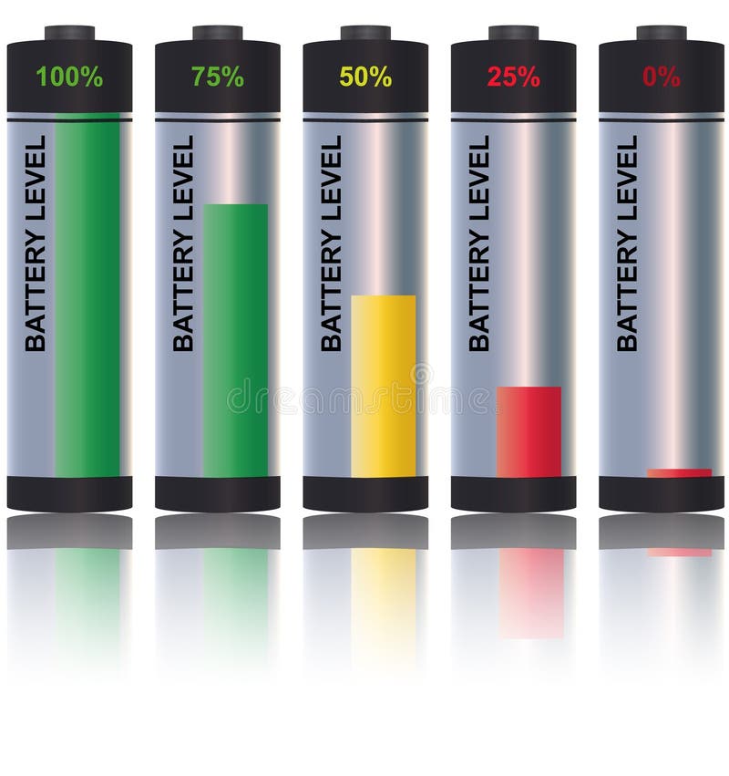 Battery stock illustration. Illustration of battery, powersaving - 37798666