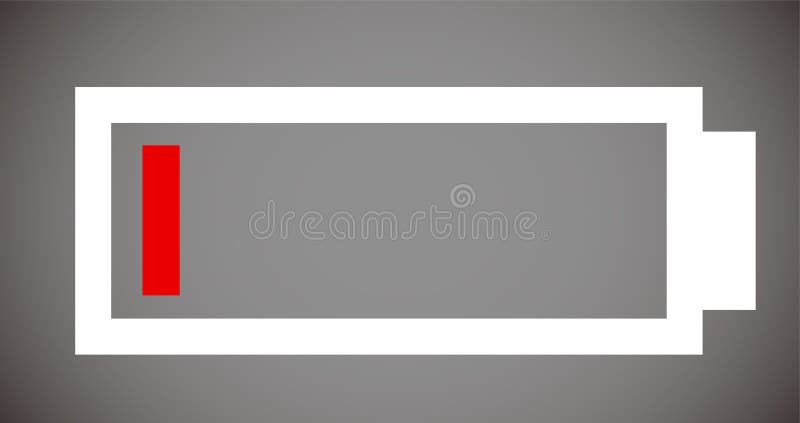 Battery level illustration stock vector. Illustration of display ...