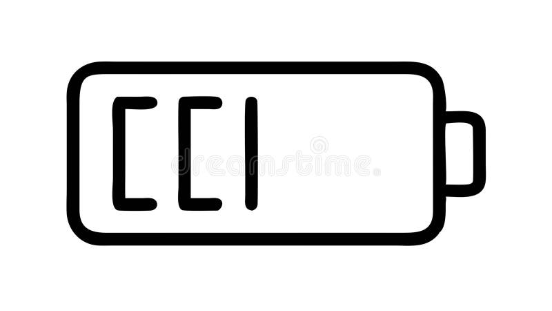 Battery Level Indicator Icon with Segments, Showing Power, Vector ...