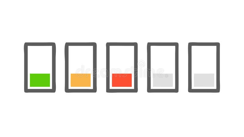 Battery Level Indicator Power Status Energy, Vector Design Generative ...