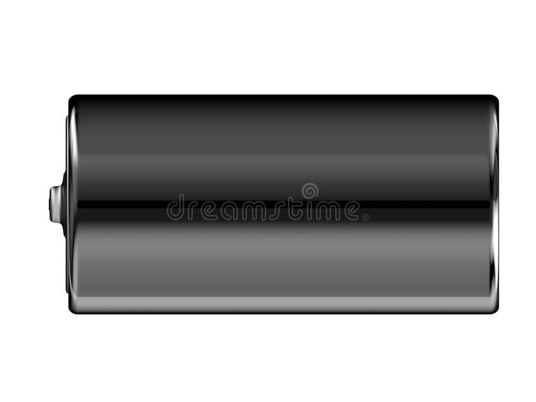 Battery level 0 stock illustration. Illustration of batteries - 48717813