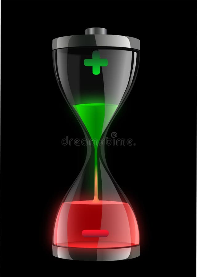 Battery life stock illustration. Illustration of lost - 28101587