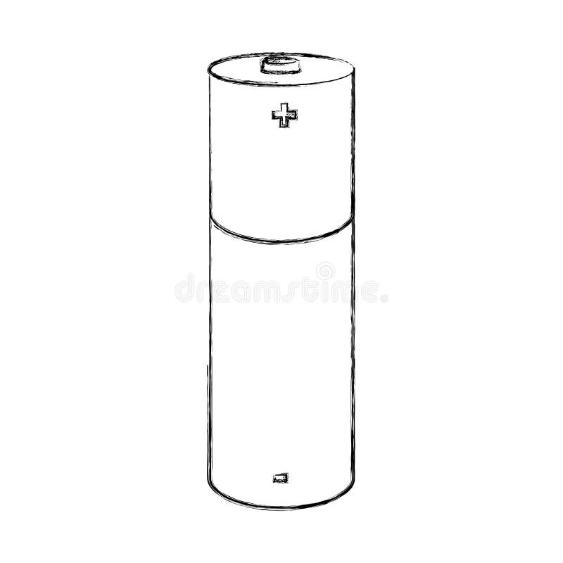 Battery Lithium Isolated Icon Stock Vector - Illustration of ...