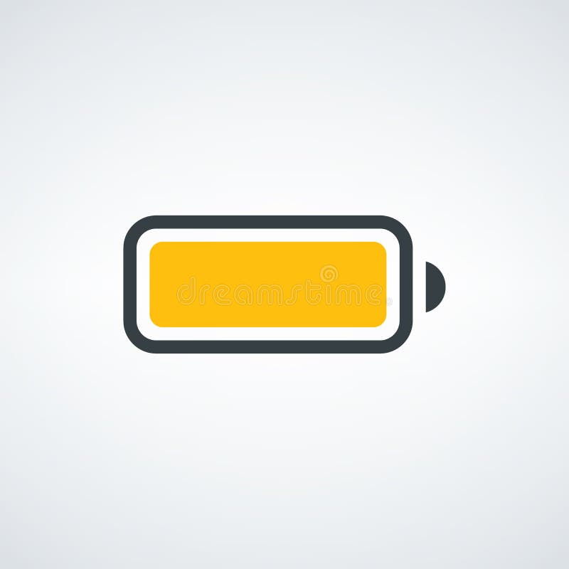 Battery Load Icon, Vector Illustration. Flat Design Eps 10 Stock Vector ...