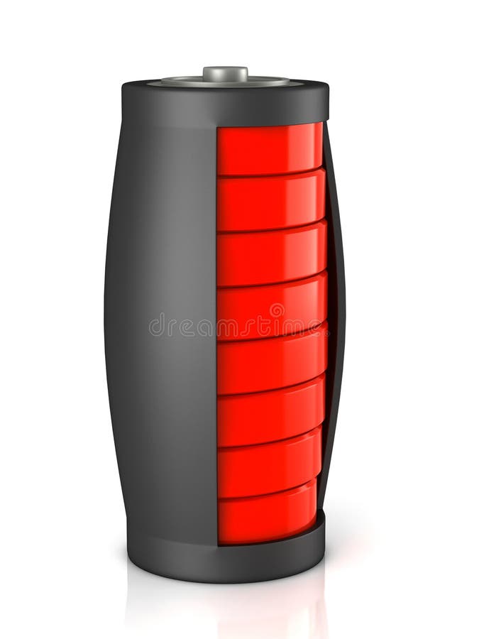 Battery load icon stock illustration. Illustration of cylinder - 75529066
