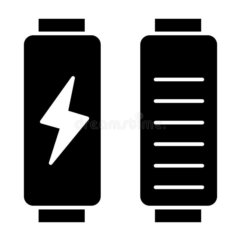 Battery Load Line Icon. Full Charge Vector Illustration Isolated on ...