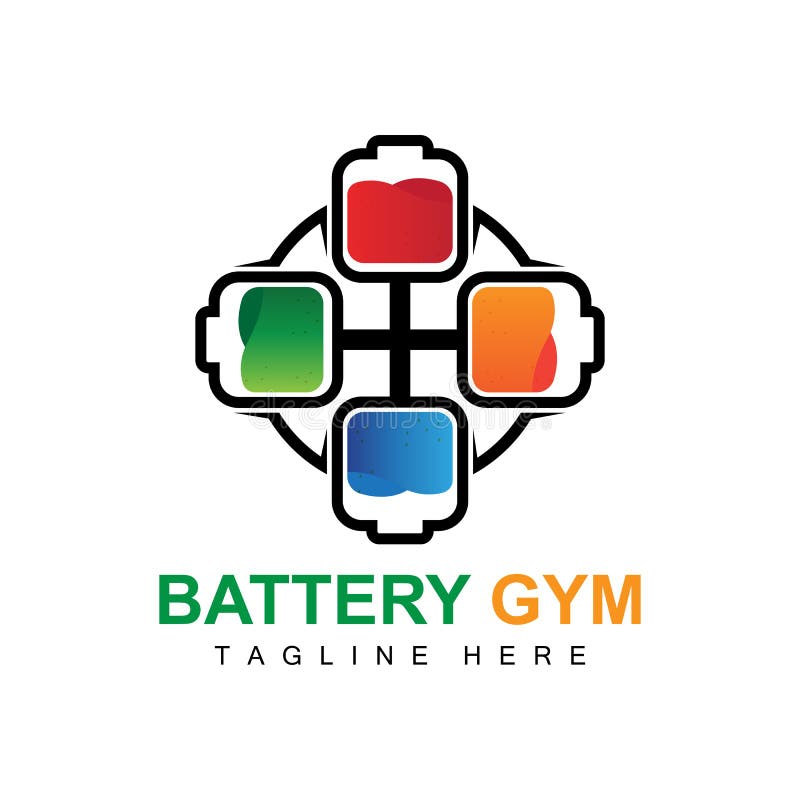 Battery Logo Design, Technology Charging Illustration, Company Brand ...