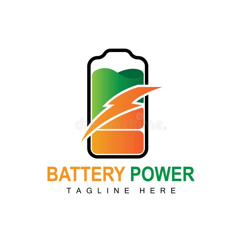 Battery Logo Design, Technology Charging Illustration, Company Brand ...