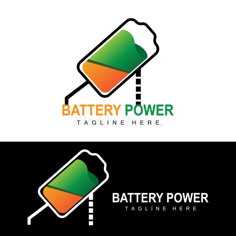 Battery Logo Design, Technology Charging Illustration, Company Brand ...
