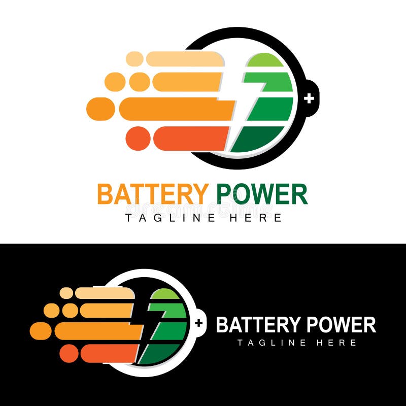 Battery Logo Design, Technology Charging Illustration, Company Brand ...