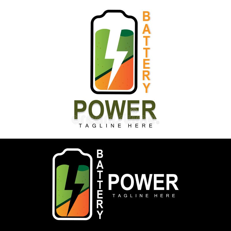 Battery Logo Design, Technology Charging Illustration, Company Brand ...