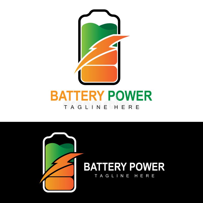 Battery Logo Design, Technology Charging Illustration, Company Brand ...
