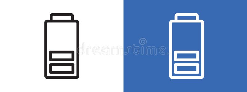 Battery Logo Sign Set Vector Outline Stock Illustration - Illustration ...