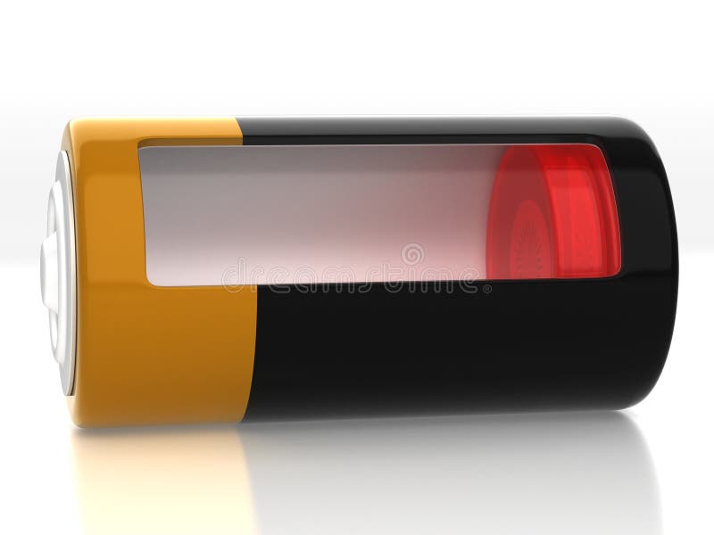A battery model stock illustration. Illustration of load - 75332729