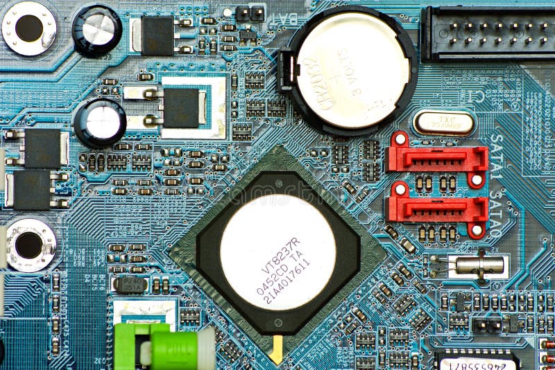 Battery motherboard stock photo. Image of detail, aluminum - 47007364