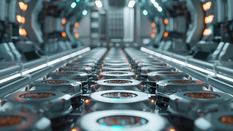 Battery Packs Being Assembled in a High-tech, Automated Environment at ...