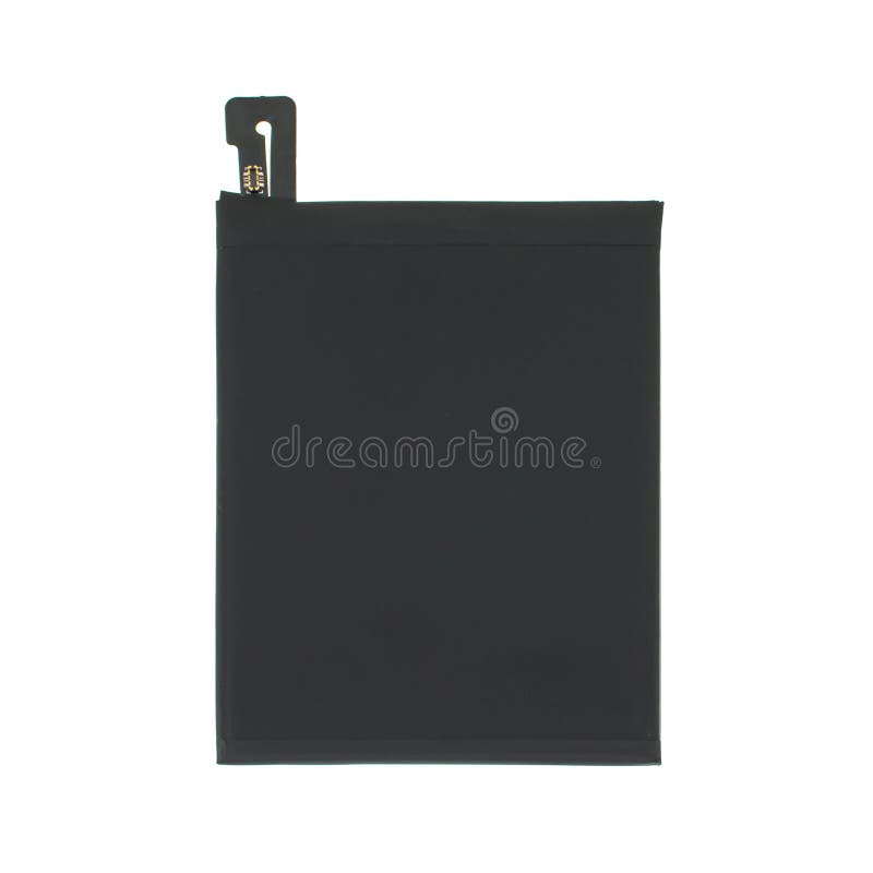 Battery for Phone, Spare Part for Phone, on White Background Stock ...