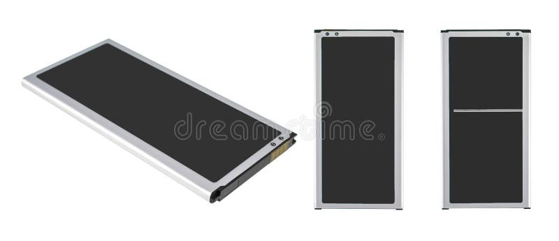 Battery for the Phone, a Spare Part for the Phone, on a White ...