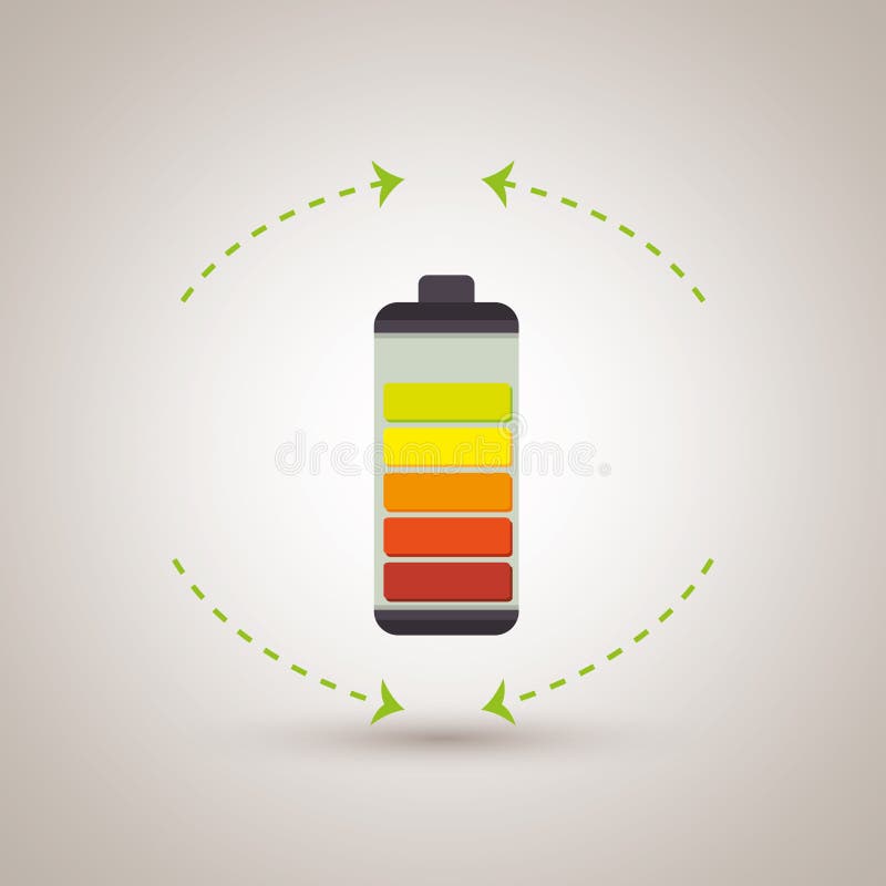 Battery power design stock illustration. Illustration of load - 71679981