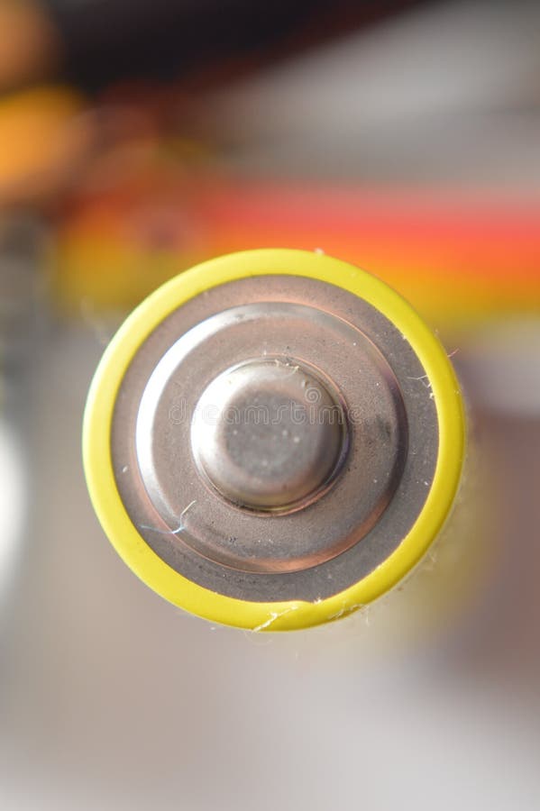 Battery Power Electronic Charge Technology Object Stock Image - Image ...