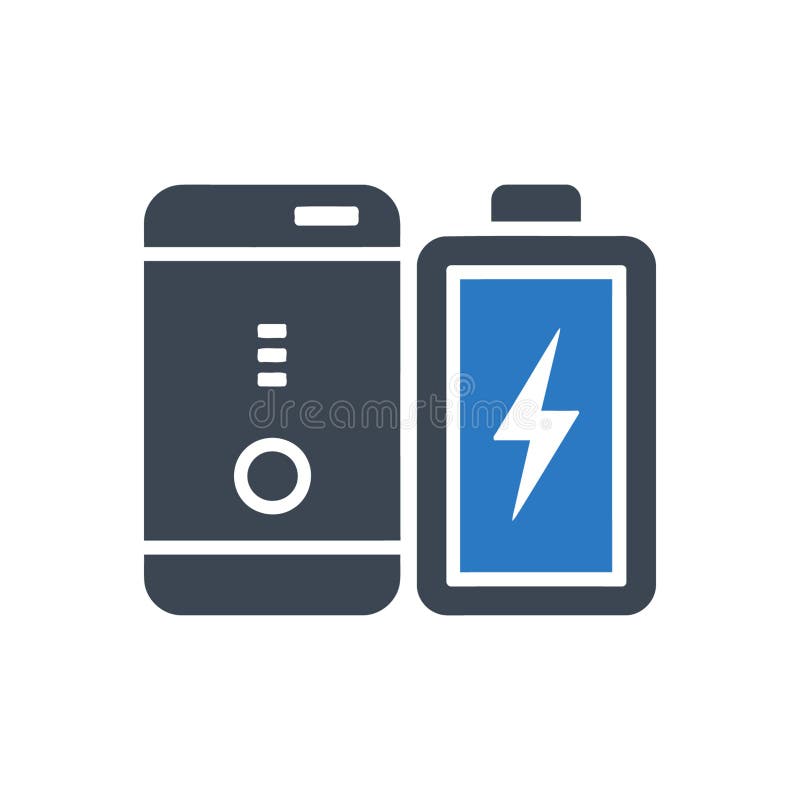 Battery Power Icon stock vector. Illustration of charging - 361691150