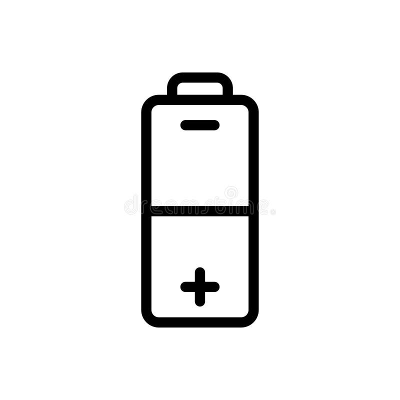 Battery power stock vector. Illustration of picto, electrical - 211314297