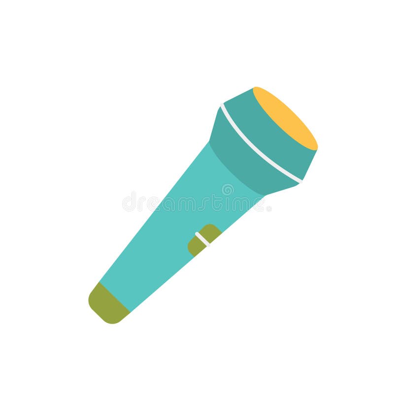 Battery-powered Camping Lantern, Vector Illustration in Flat Style ...