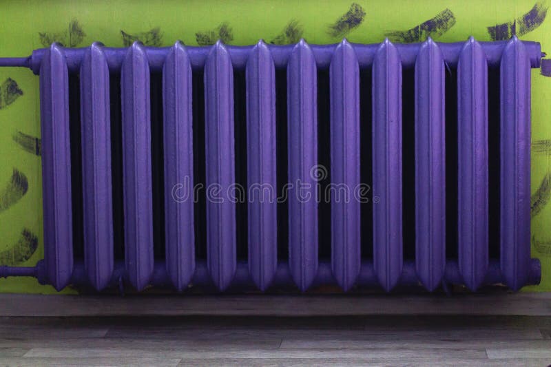 The Battery, Purple Color, Iron Stock Image - Image of cyan, crack ...