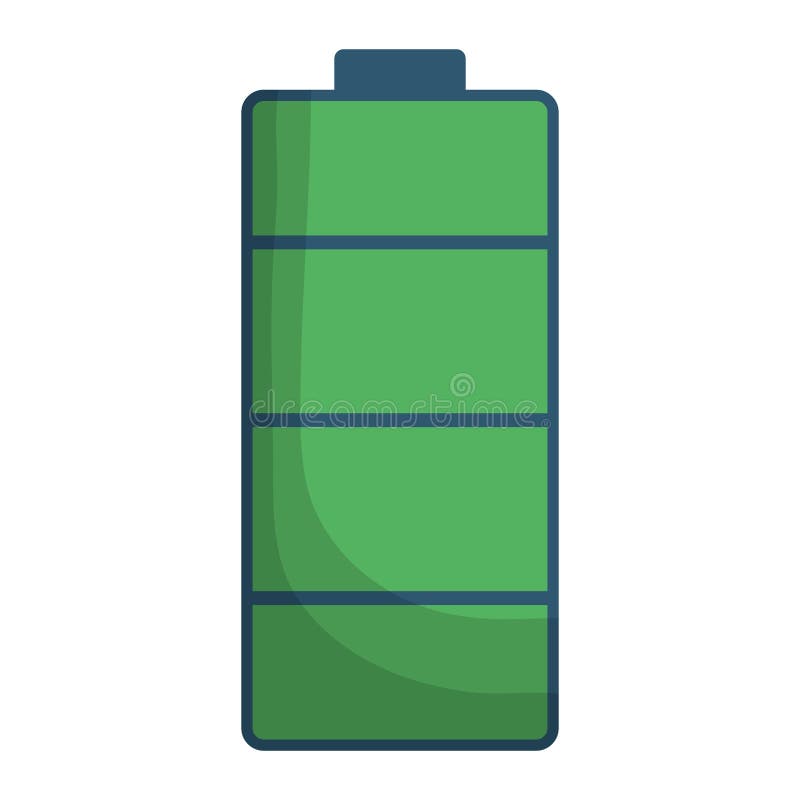 Battery Representation Icon Image Stock Vector - Illustration of icon ...