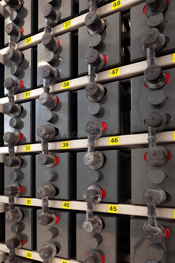 Battery room stock image. Image of lithium, electrical - 287614801