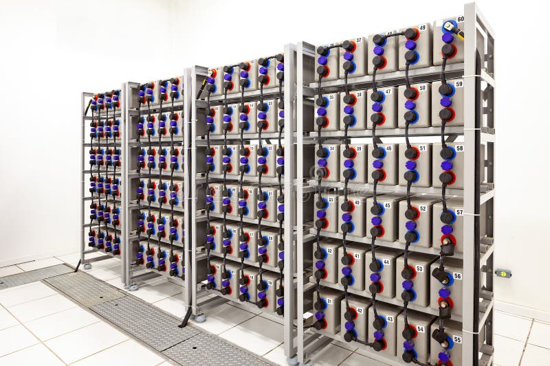 Battery room stock image. Image of system, voltage, storage - 304730075