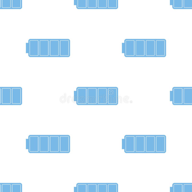 Battery seamless pattern stock vector. Illustration of design - 51706725