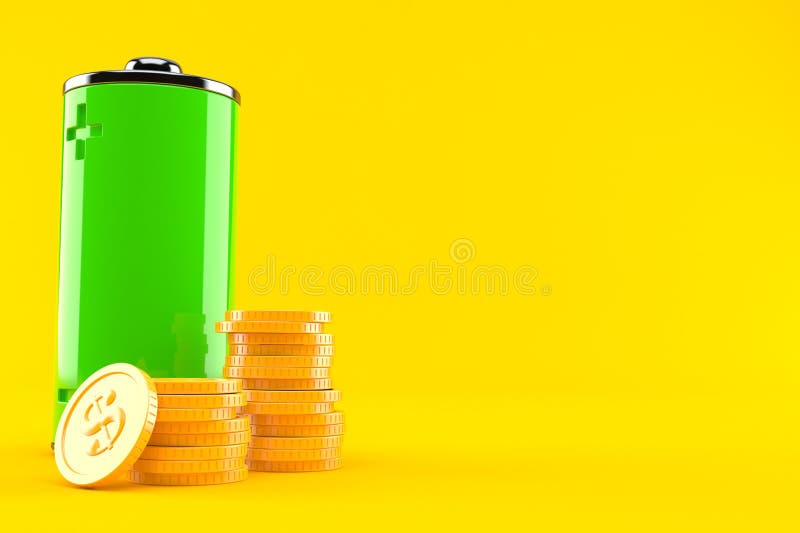 Coin Battery Illustration Stock Illustrations – 751 Coin Battery ...