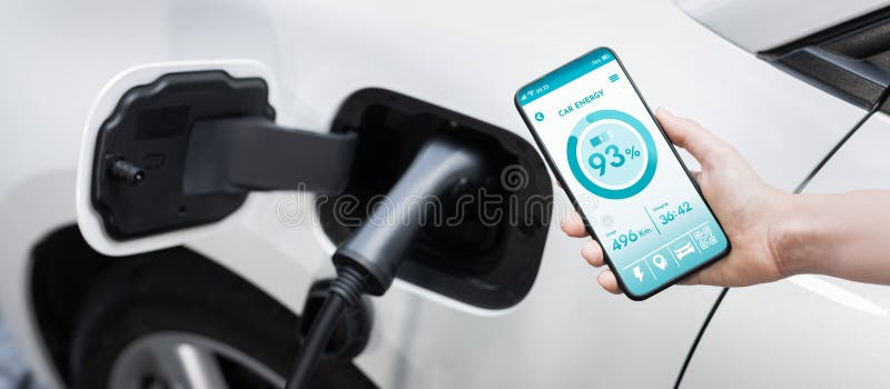 Battery Status Interface on Smartphone for Progressive Future Refueling ...