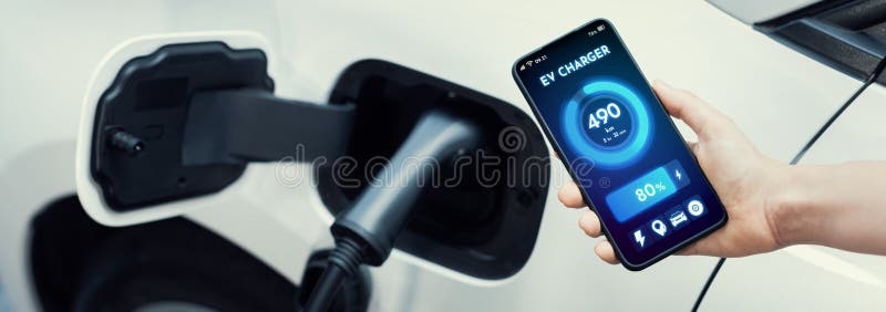 Battery Status Interface on Smartphone for Progressive Future Refueling ...