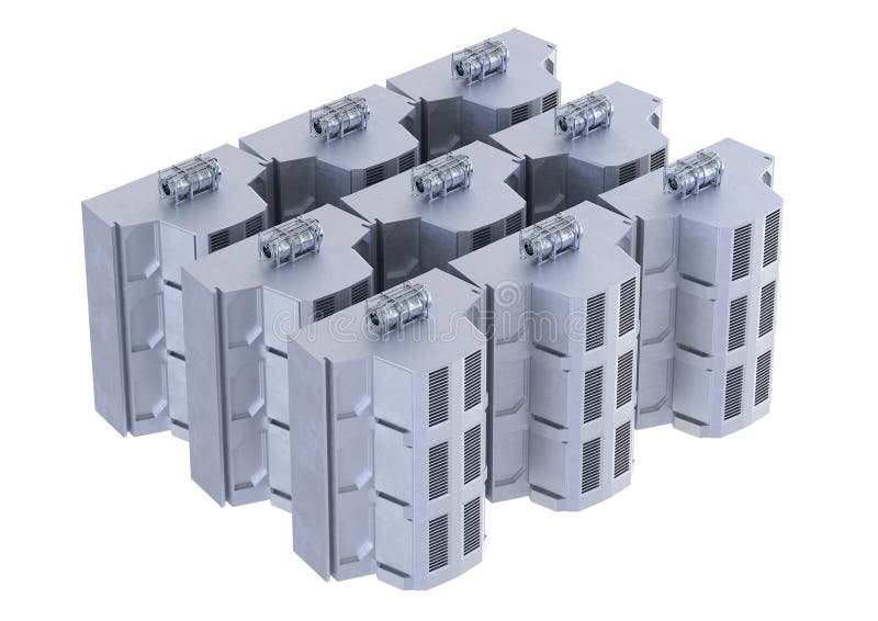 Battery Storage Solar Farm. Sustainable Solar Energy Production Project ...