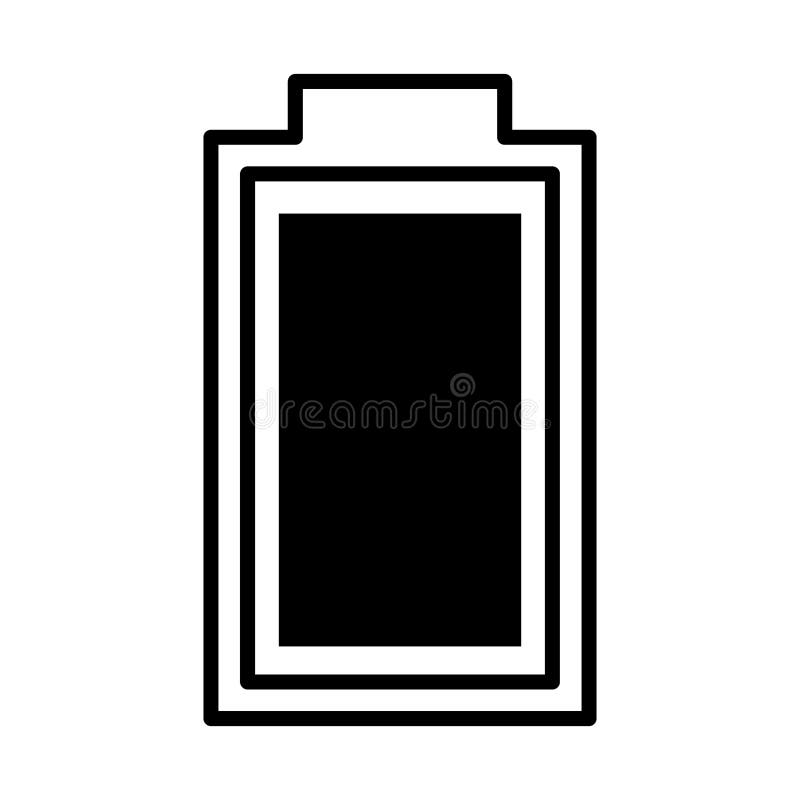 Battery Symbol Isolated Icon Stock Illustration - Illustration of ...