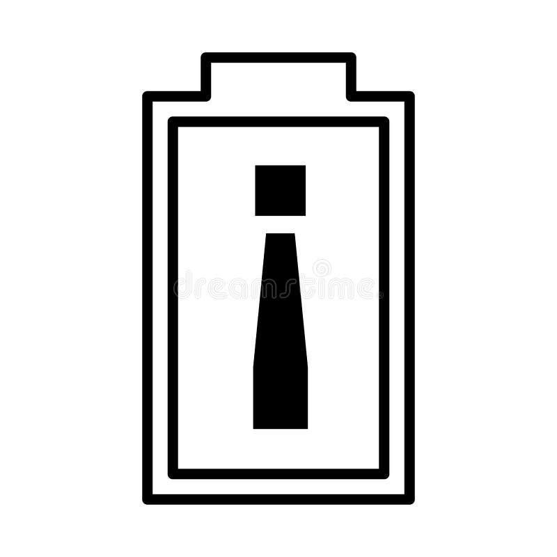 Battery Symbol Isolated Icon Stock Illustration - Illustration of ...