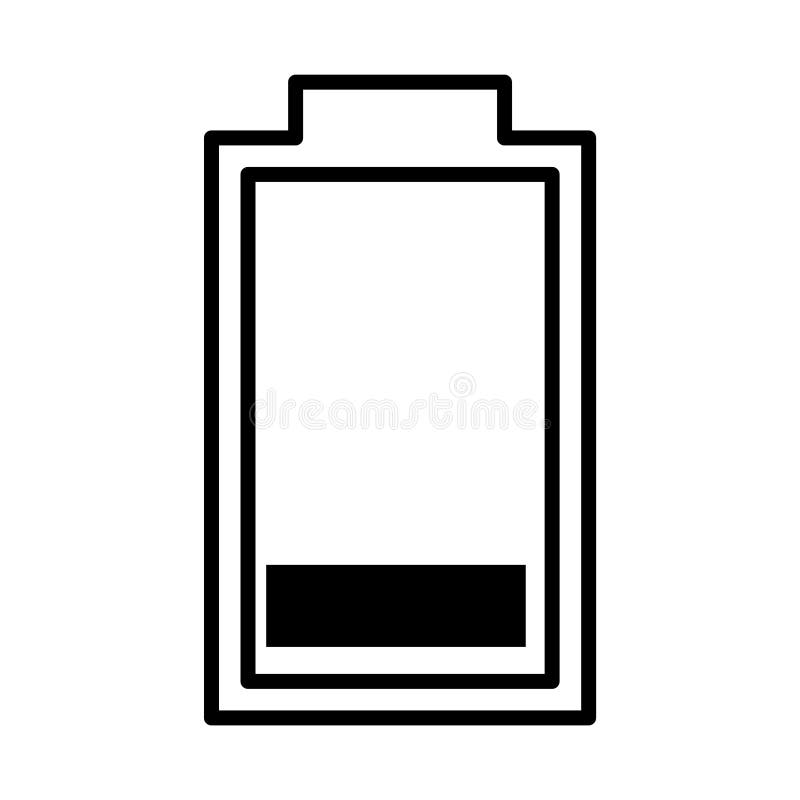 Battery Symbol Isolated Icon Stock Illustration - Illustration of ...