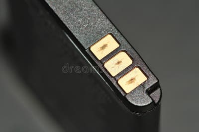 Battery terminals stock photo. Image of terminals, phone - 66300636