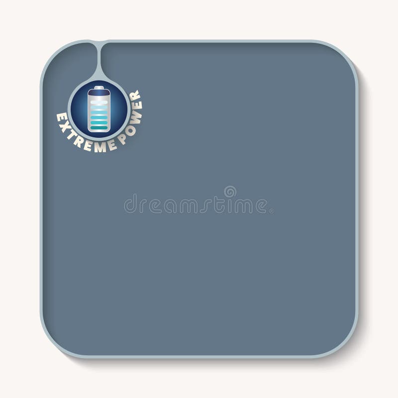 Battery stock vector. Illustration of alkaline, frame - 72460307