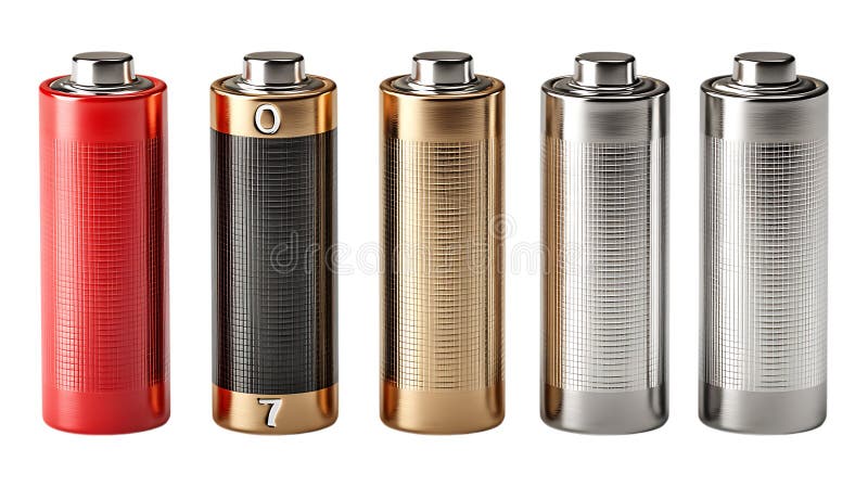 Battery on Transparent Background Stock Illustration - Illustration of ...