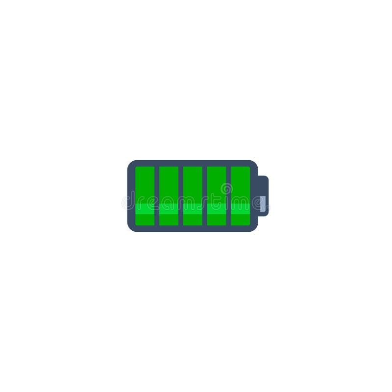 Battery Vector Icon, Simple Flat Isolated Illustration Stock Vector ...