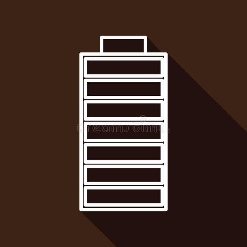 Battery. Vector Illustration Decorative Design Stock Vector ...