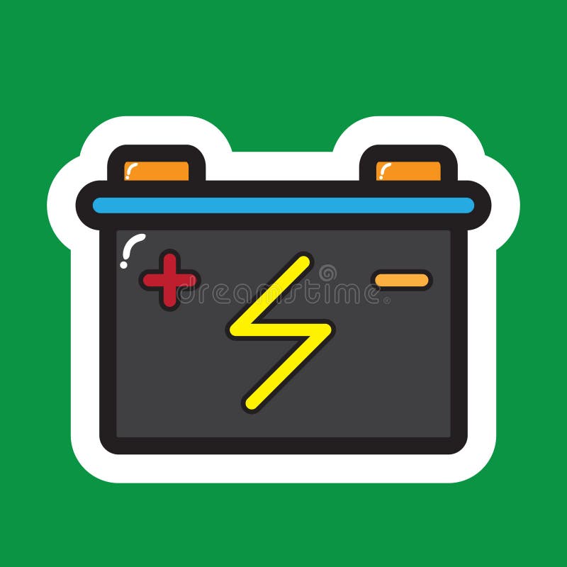 Battery. Vector Illustration Decorative Design Stock Vector ...