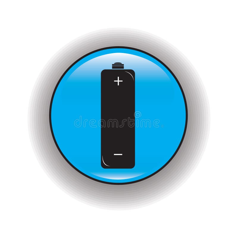 Battery. Vector Illustration Decorative Design Stock Vector ...
