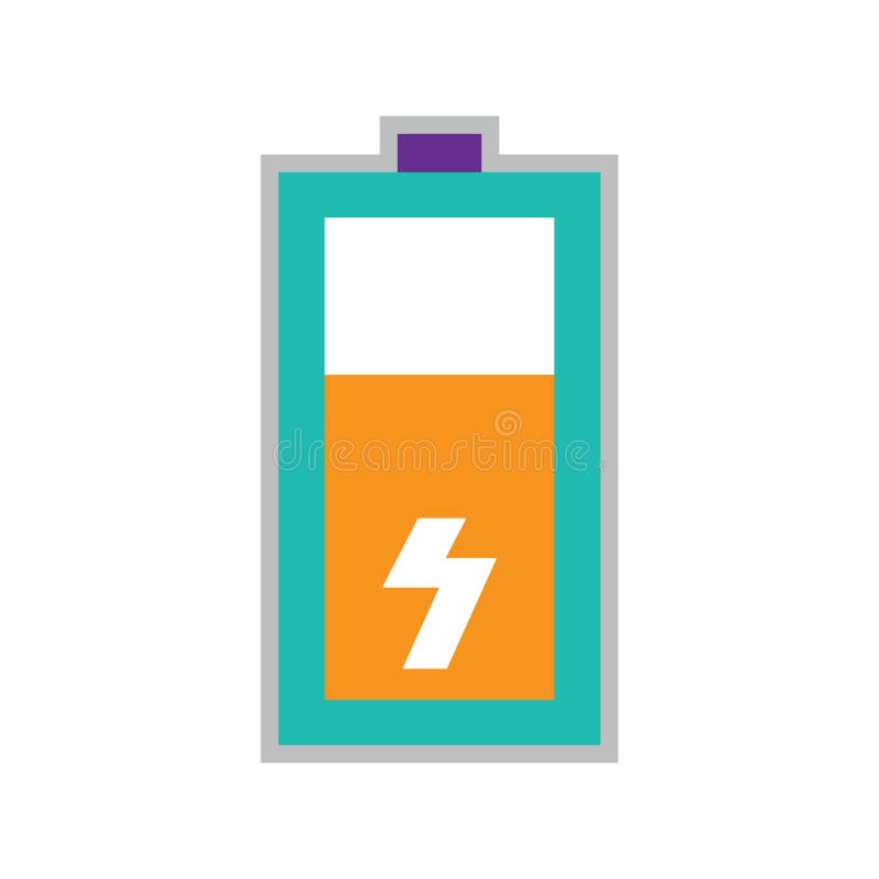 Battery. Vector Illustration Decorative Design Stock Vector ...